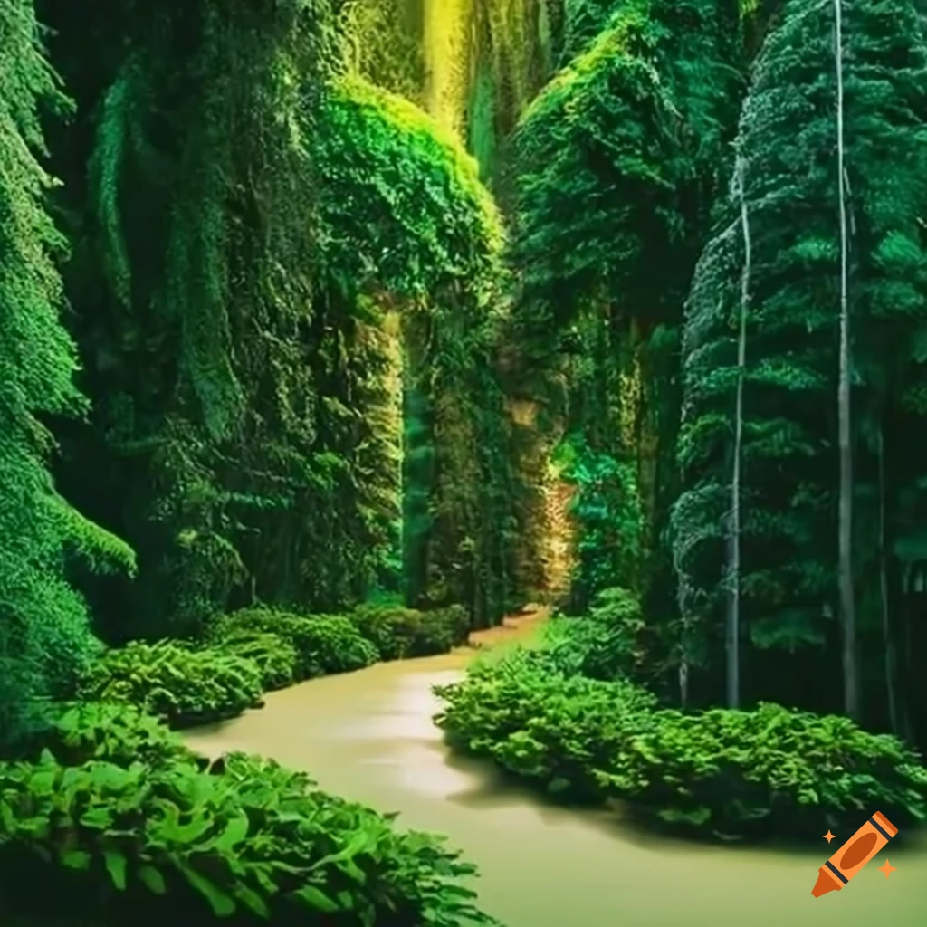 Greenery place on Craiyon