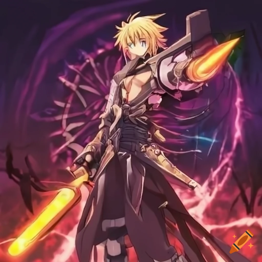 Anime god mind master with pulse guns on Craiyon