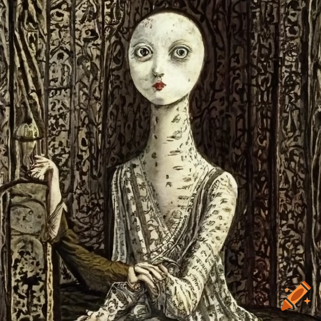 Artwork by edward gorey on Craiyon