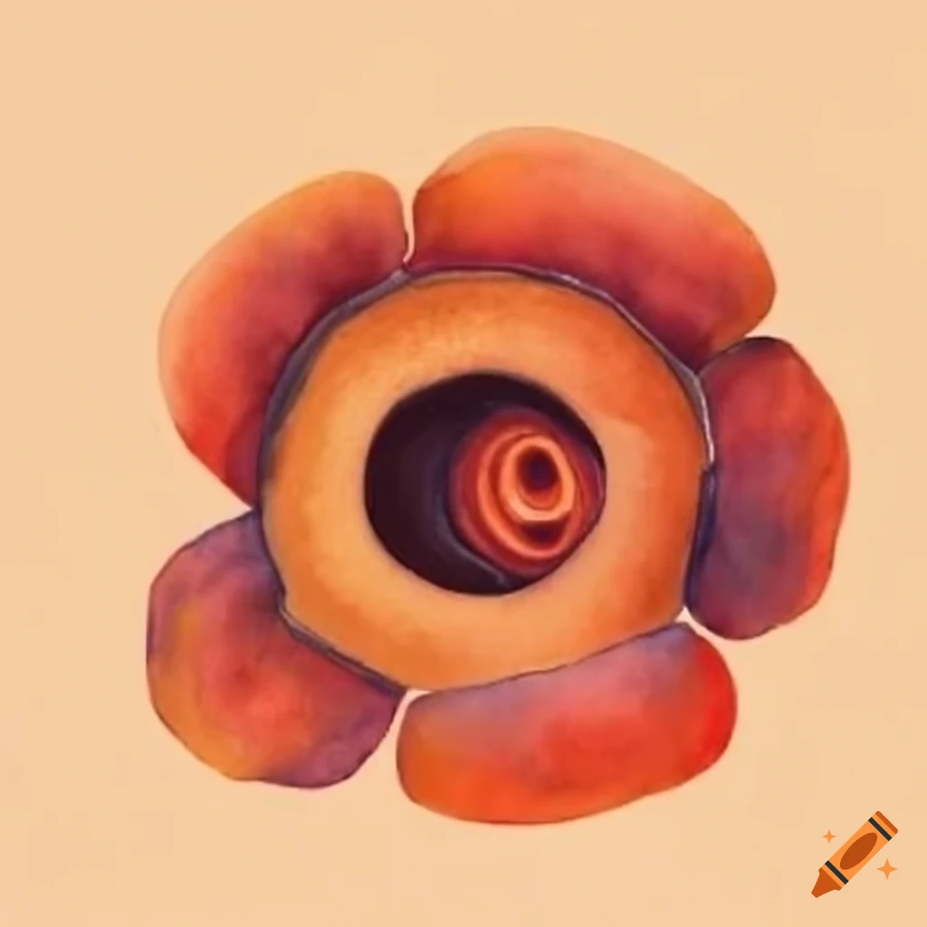 Rafflesia flower on Craiyon