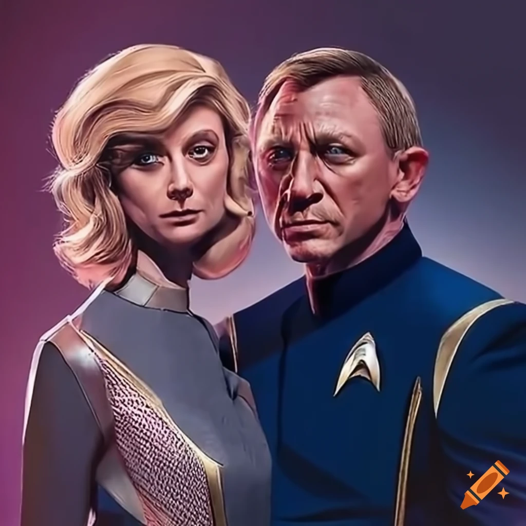 Daniel Craig and Elizabeth Debicki on Star Trek Discovery in an ...