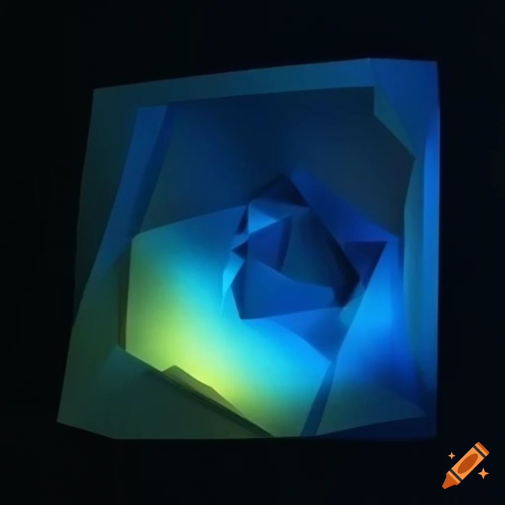 Cover art for an IDM album like Polygon Window on Craiyon