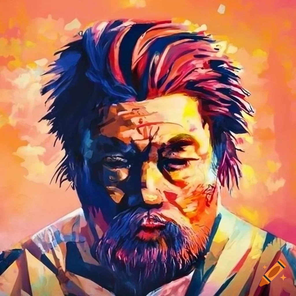 Vintage zatoichi wrapped canvas art on Craiyon