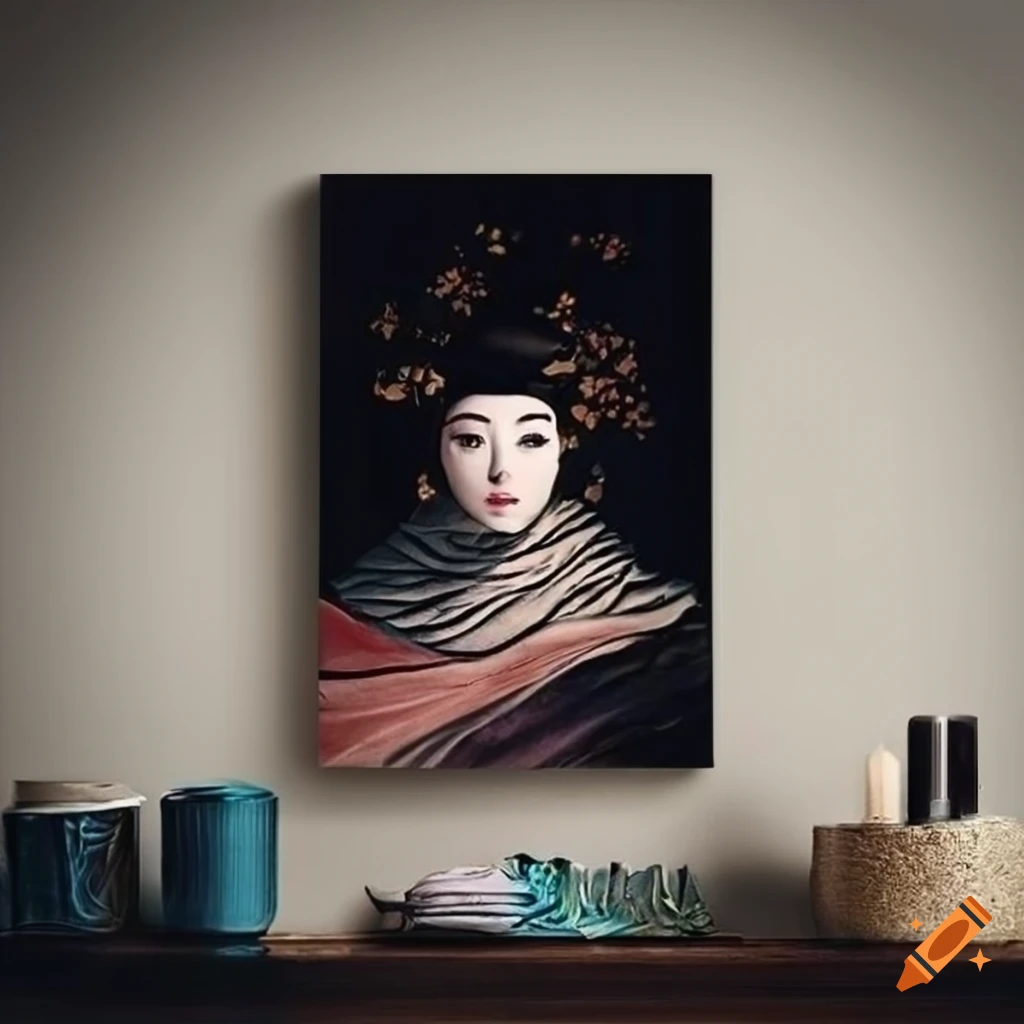 Vintage zatoichi wrapped canvas art on Craiyon