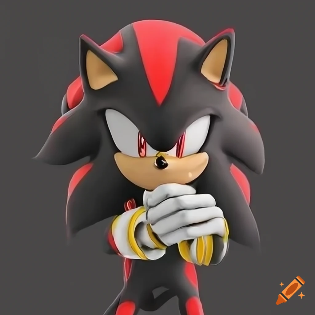 Shadow the hedgehog character on Craiyon