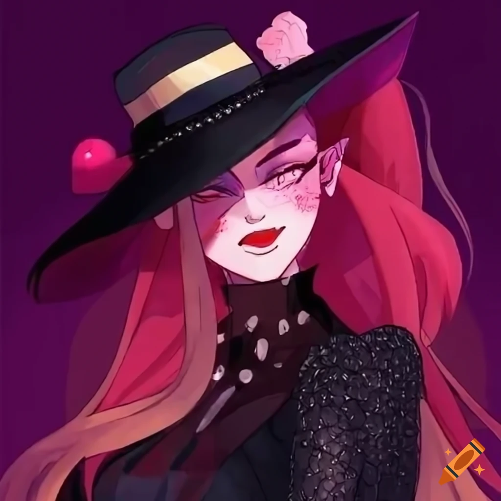 Goth marin kitagawa cosplaying lady dimitrescu in steven universe style ...