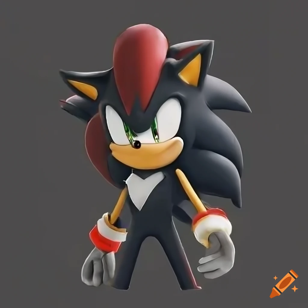 Shadow the hedgehog character on Craiyon