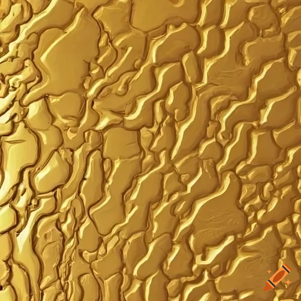 Bumpy gold wall texture on Craiyon