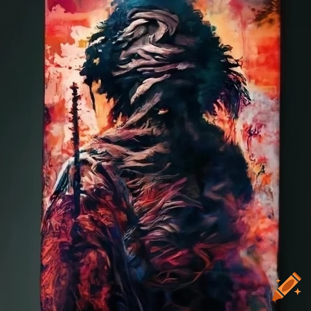 Wrapped canvas art featuring the stunning and astonishing zatoichi on ...