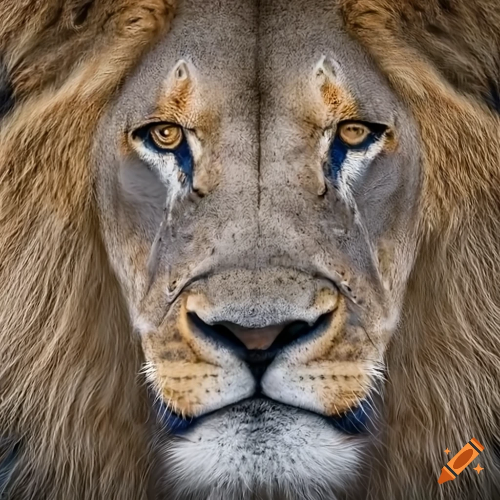 Realistic high resolution image of a lion on Craiyon