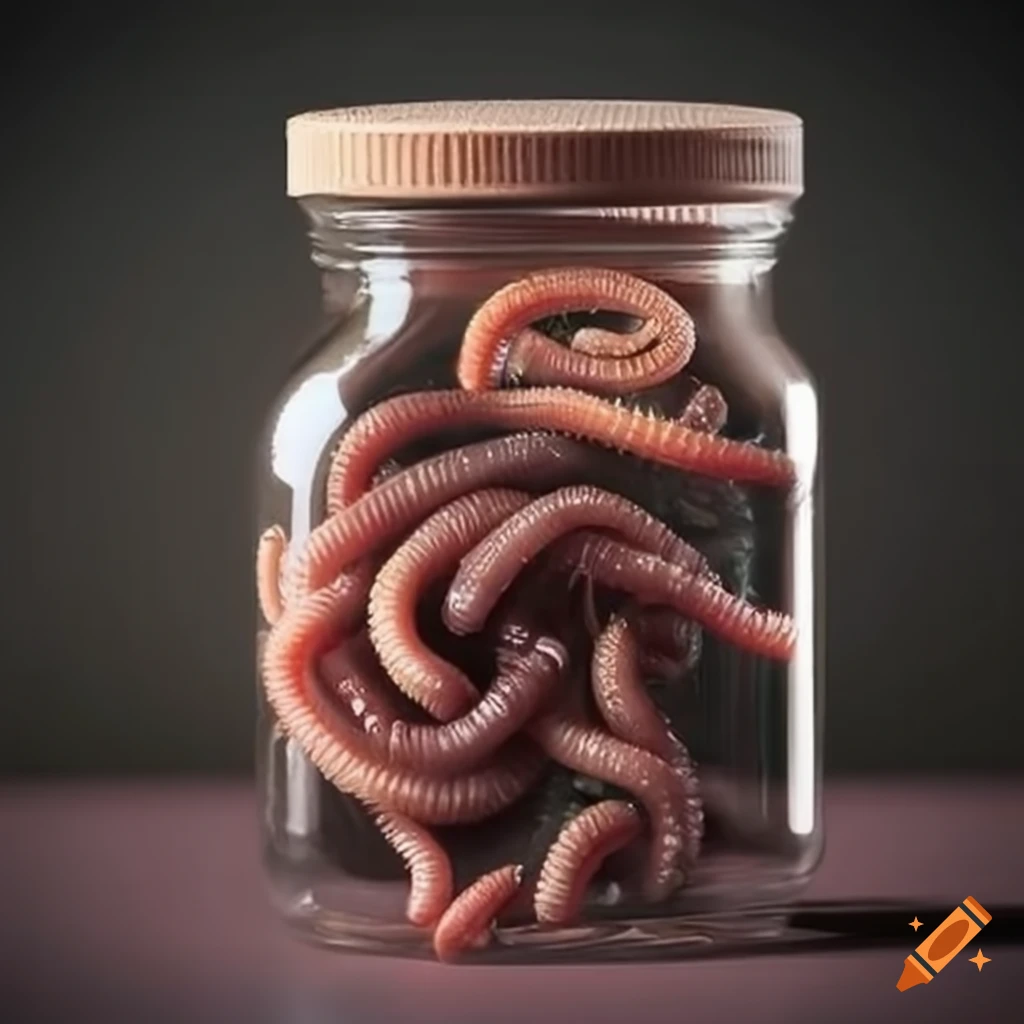 Jar of worms on Craiyon