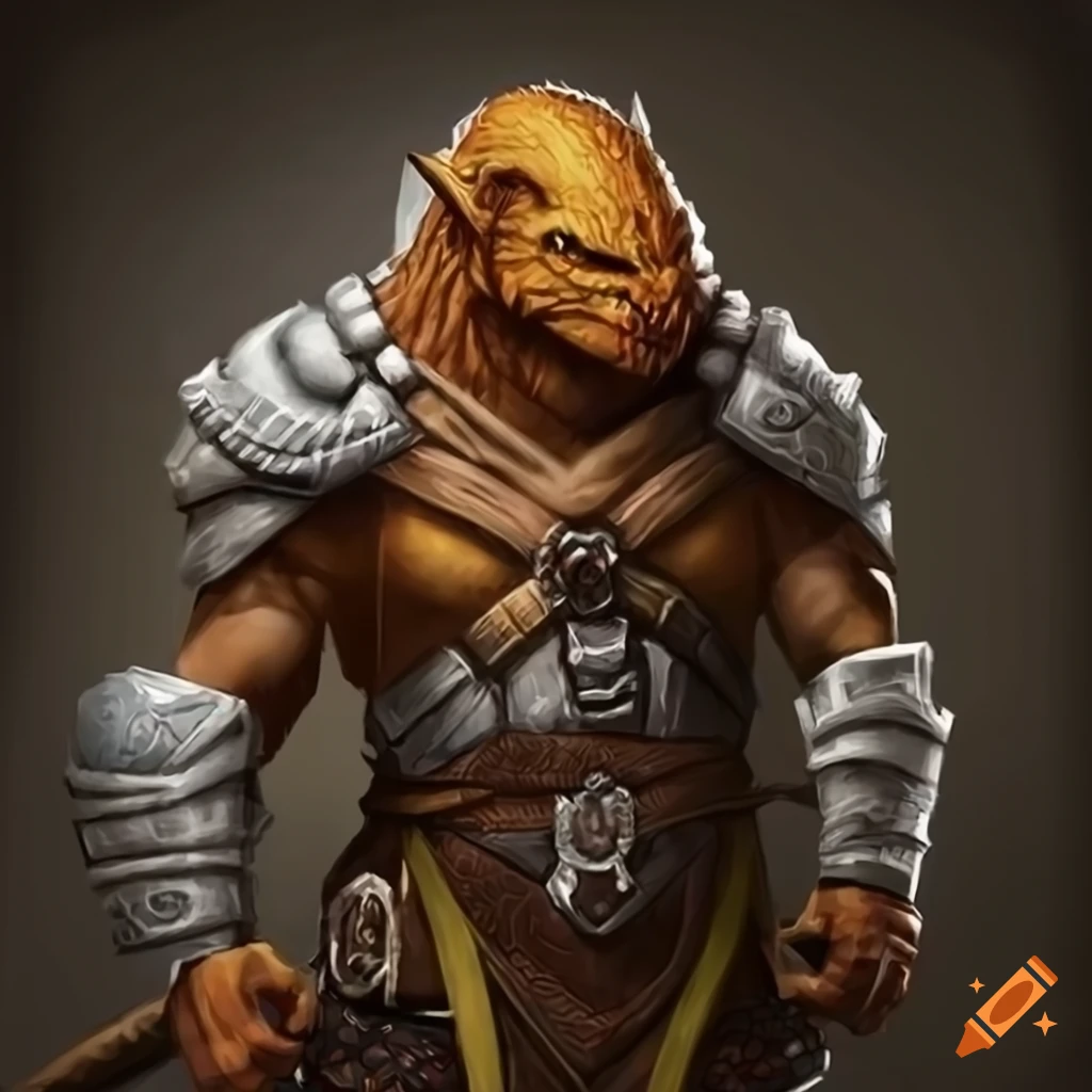 Realistic dungeons and dragons dragonborn barbarian character on Craiyon
