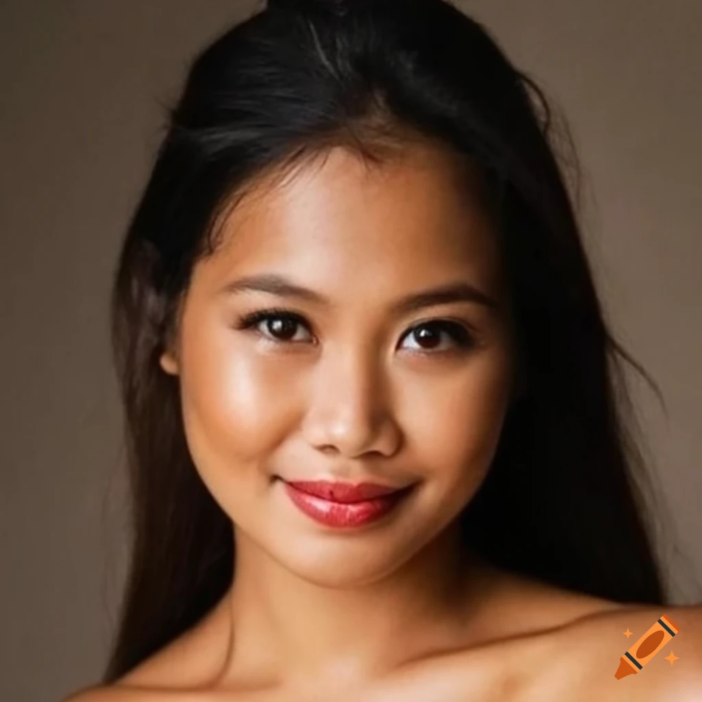 40-year-old Filipina woman with distinctive facial features on Craiyon