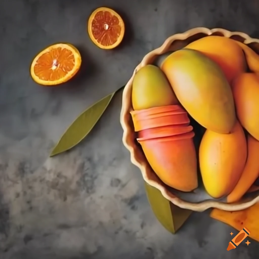 Mango and orange fruits on Craiyon