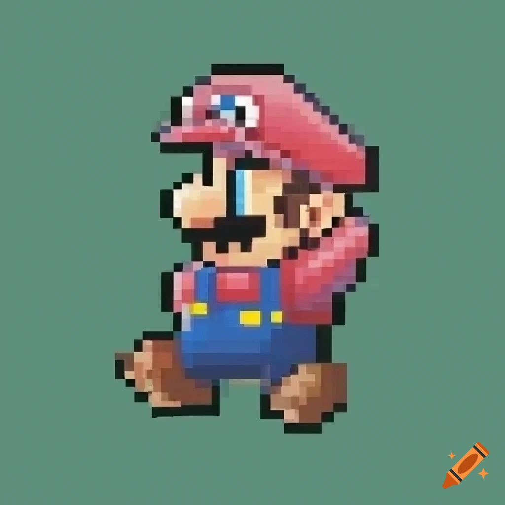 Pixel art with dithering in nes style, inspired by mario & luigi ...