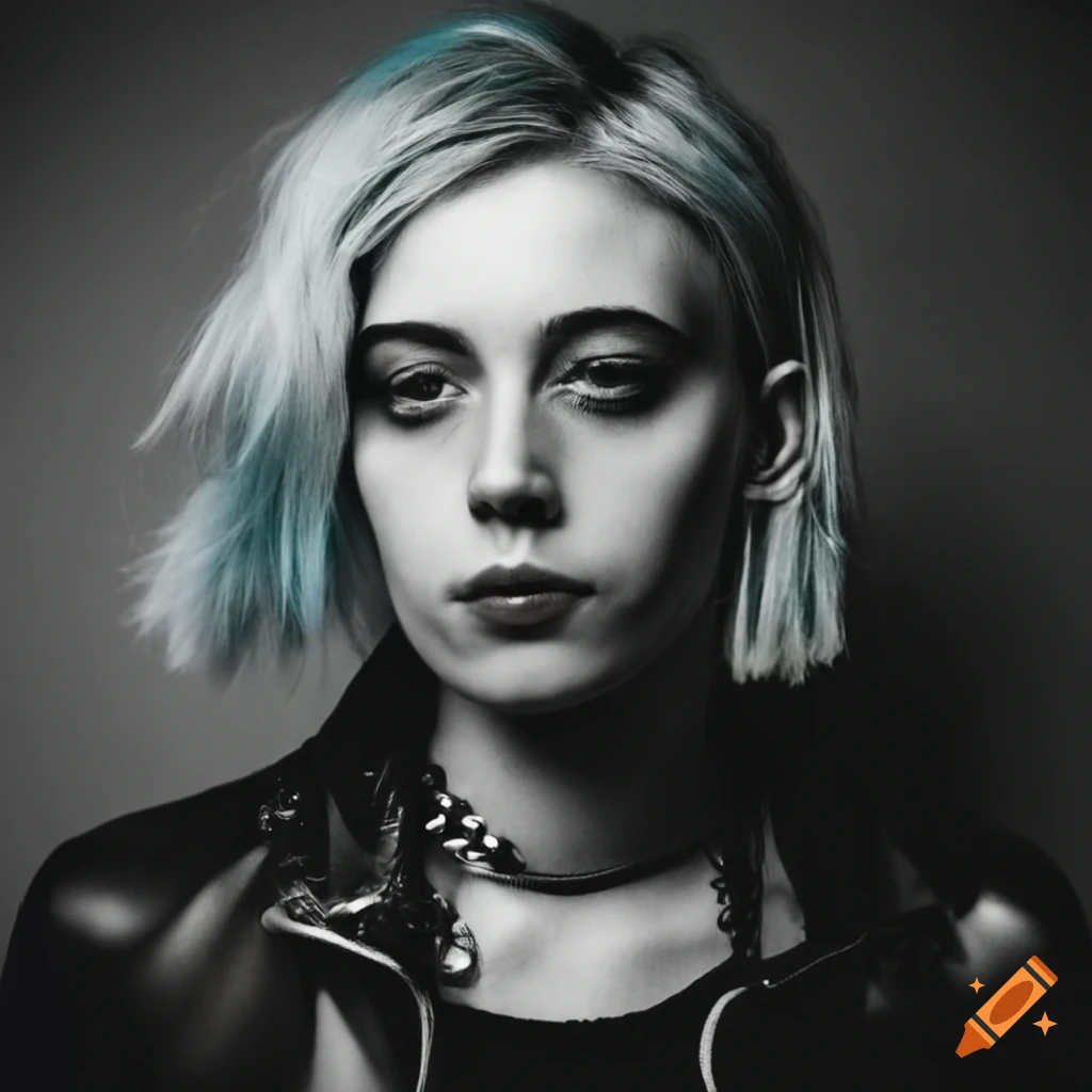 Pop punk woman on Craiyon