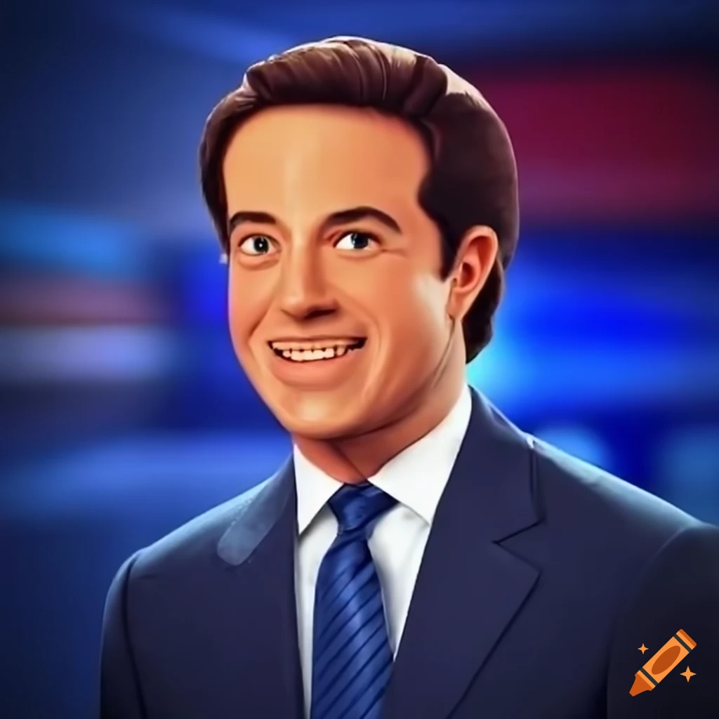 Claymation of ari melber on a white background on Craiyon
