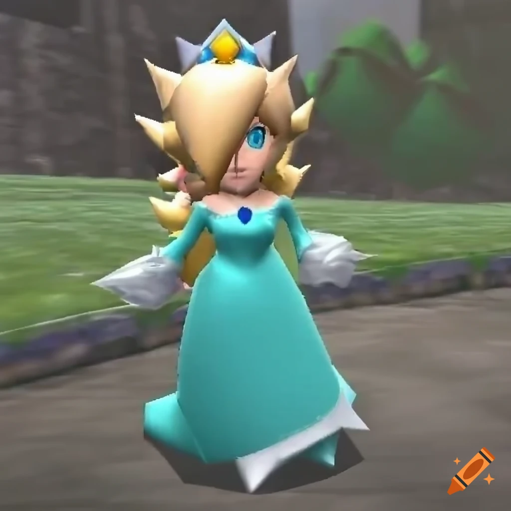 Princess rosalina in super mario 64 on Craiyon