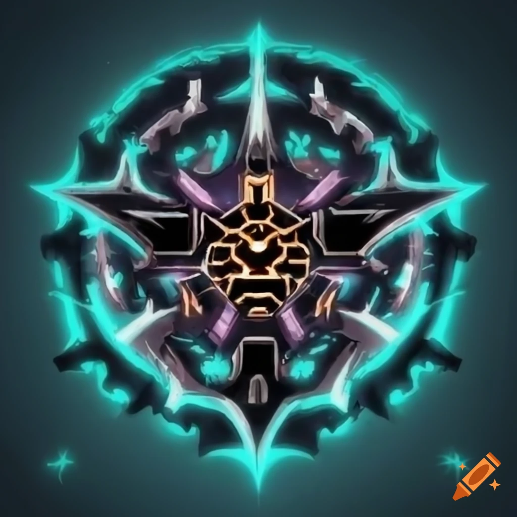 Yugioh chaos space inspired gamer team logo on Craiyon