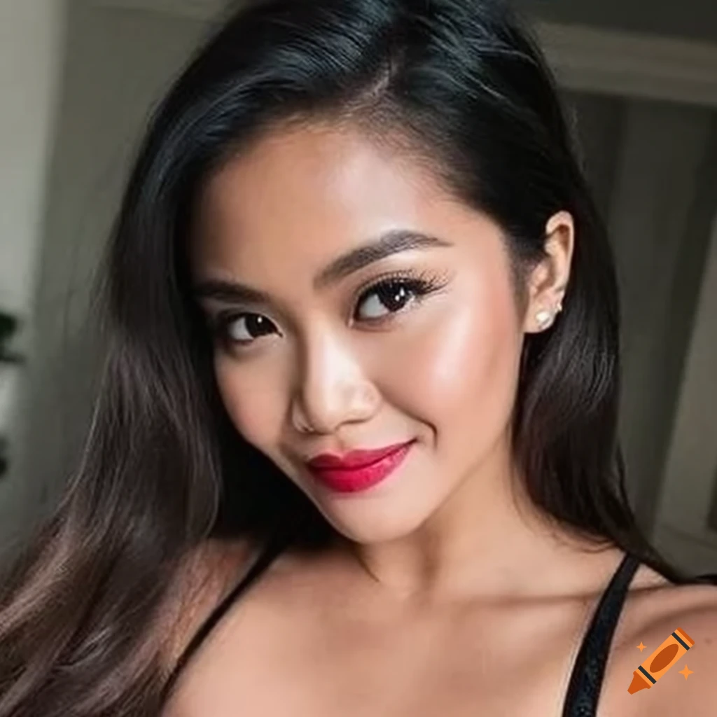 Middle-aged filipina woman with distinct features on Craiyon