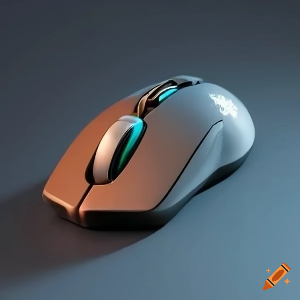 Meteorite and ceramic smalt computer mouse on Craiyon