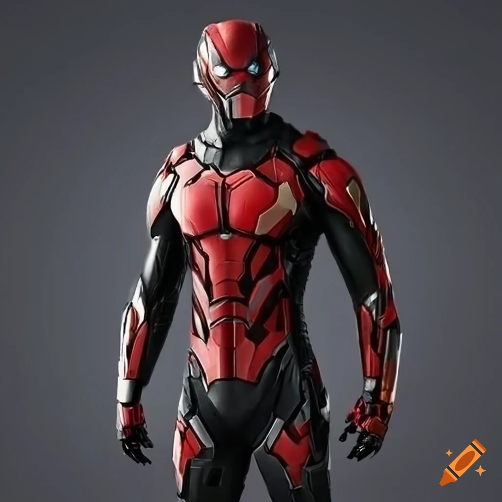 Sci-fi futuristic superhero suit inspired by Killmonger and Phoenix in ...