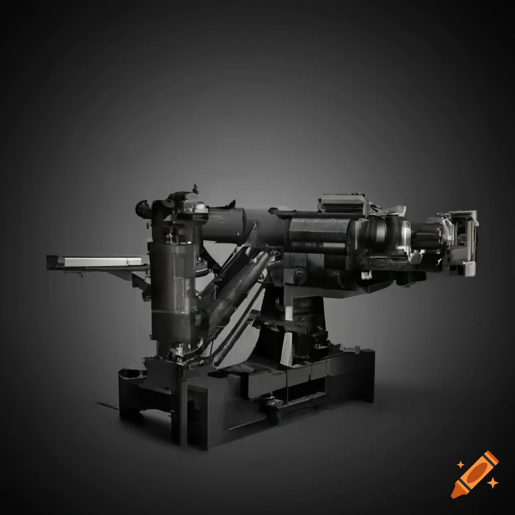 Industrial mining machine with hydraulic cylinders on Craiyon