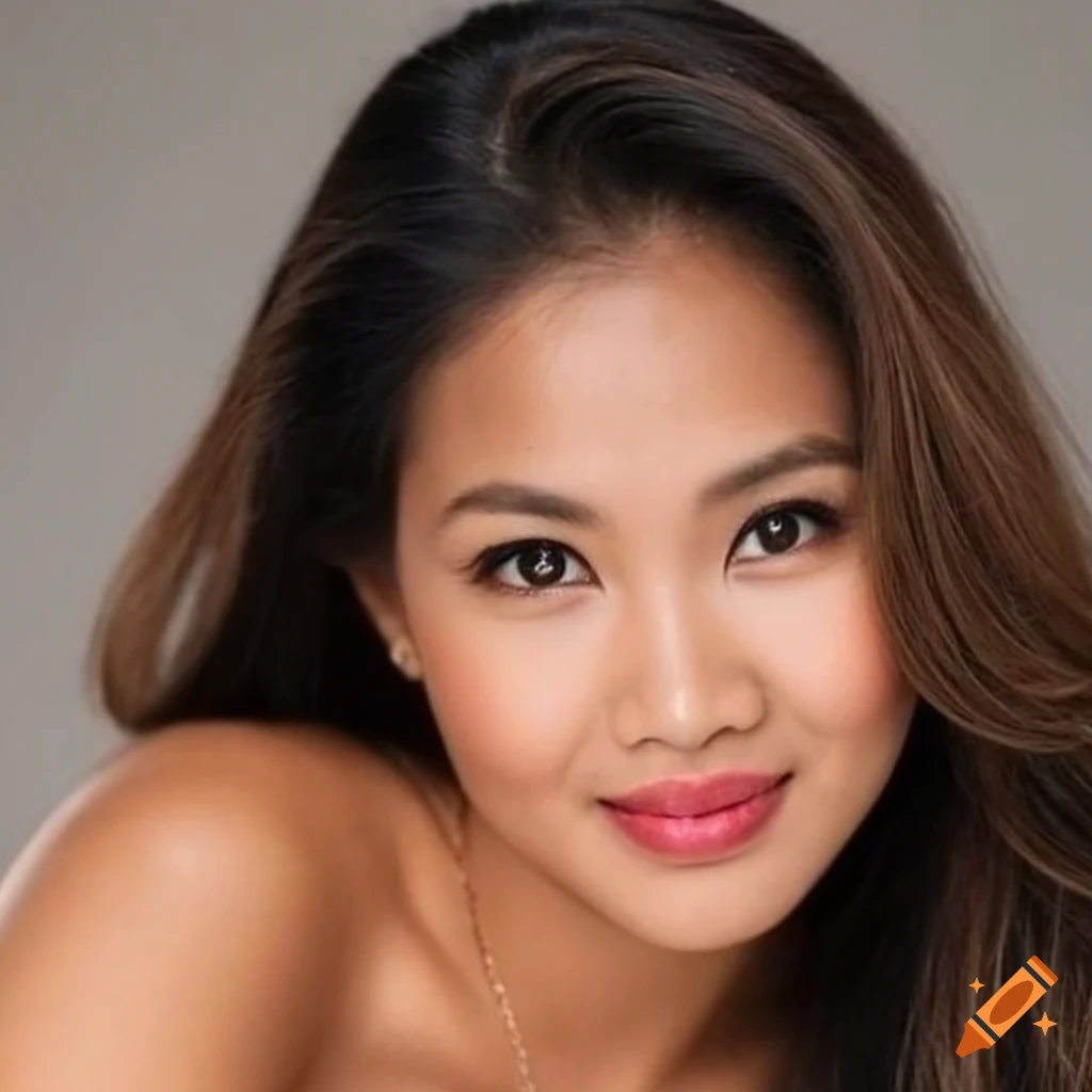 Filipina woman with distinct features on Craiyon