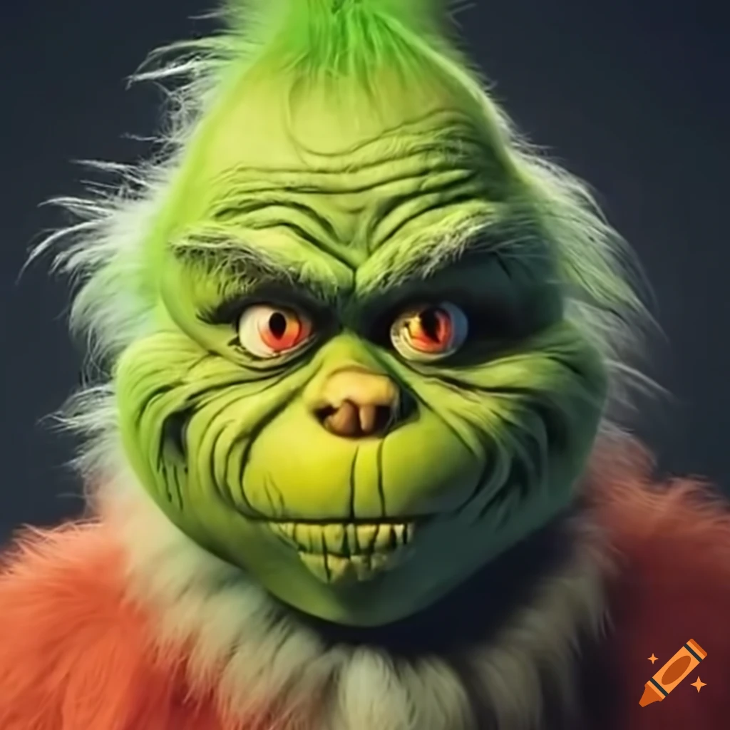 Scary Grandpa Grinch on Craiyon