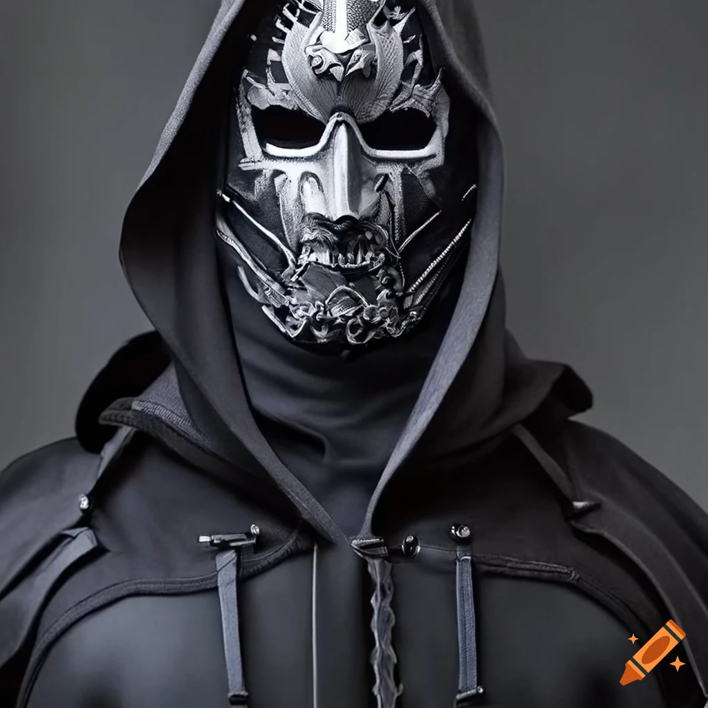 High quality photo of a detailed mask with defined facial features on ...