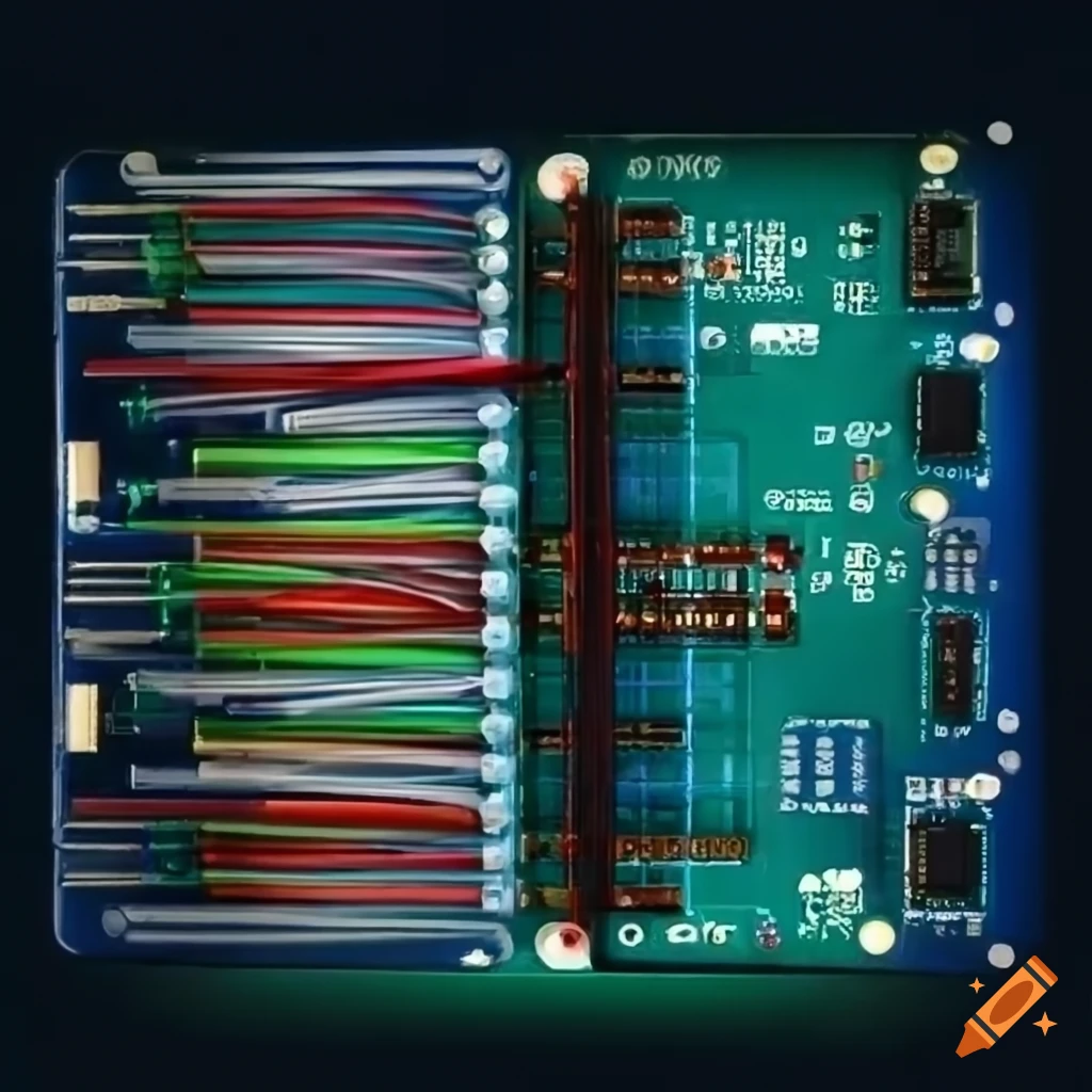 Arduino connected to test boxes with LCD screen and colorful wires on ...
