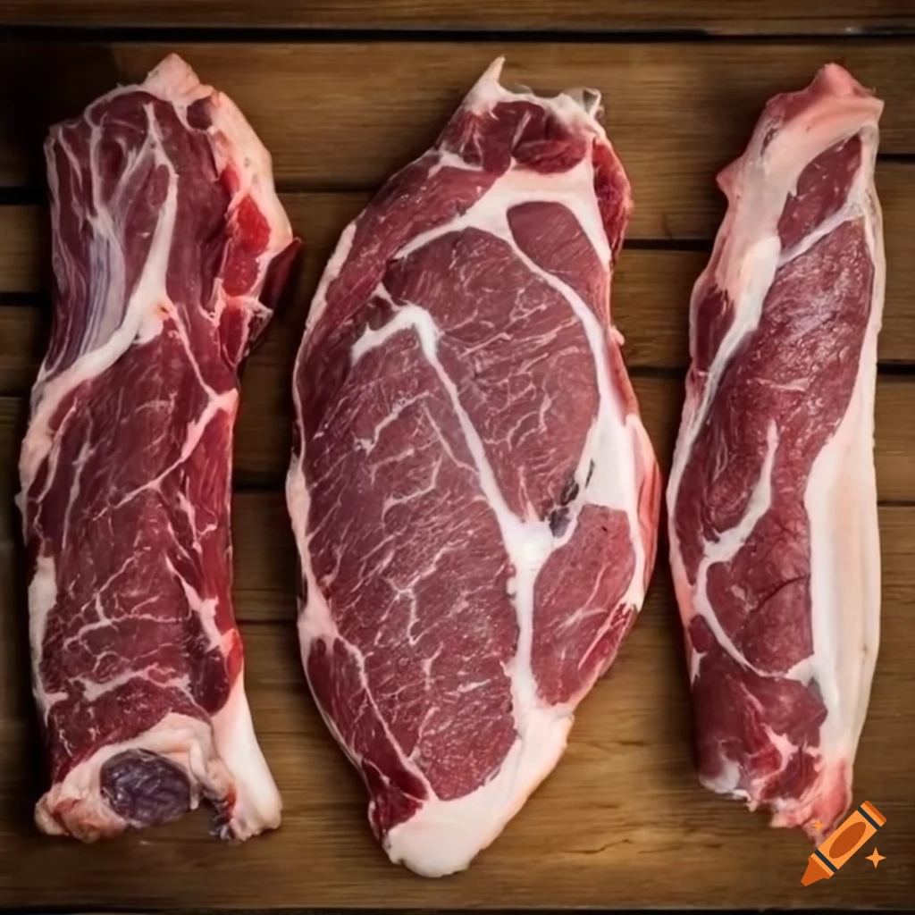 Beef (cow meat) on Craiyon