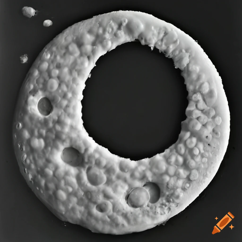 Moon-shaped cereal on Craiyon