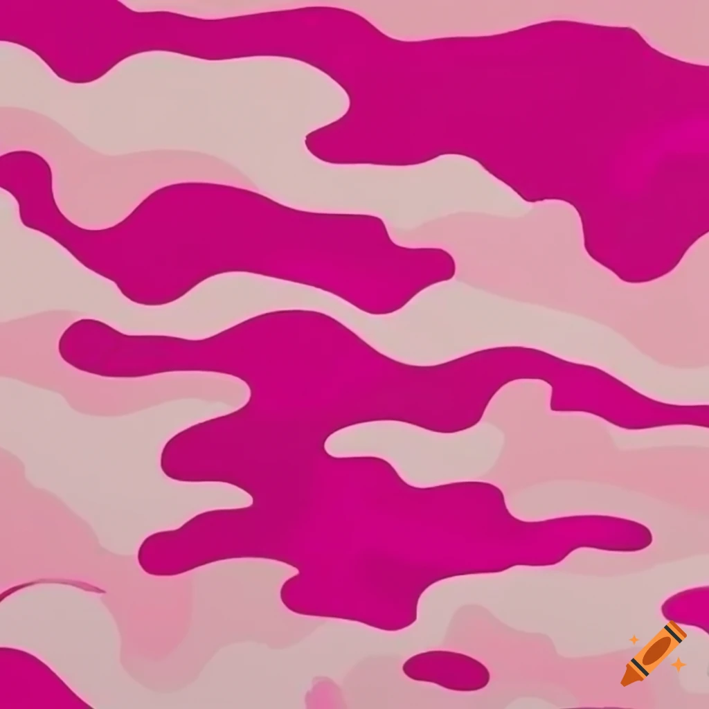 Pink camouflage pattern on Craiyon