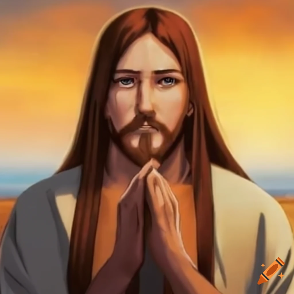 Jesus Christ in the Naruto universe on Craiyon