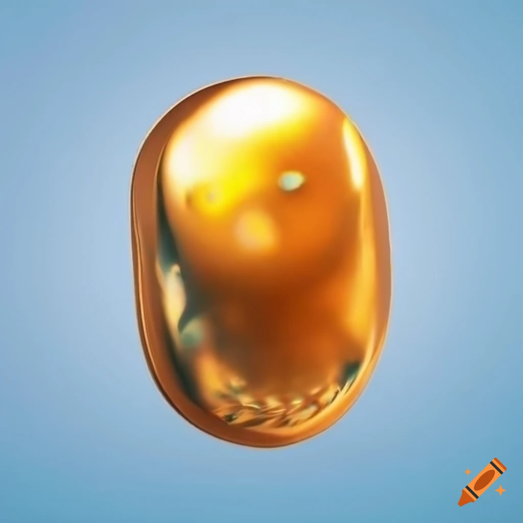 Realistic 3D rendering of a Capri Sun metallic pouch on Craiyon