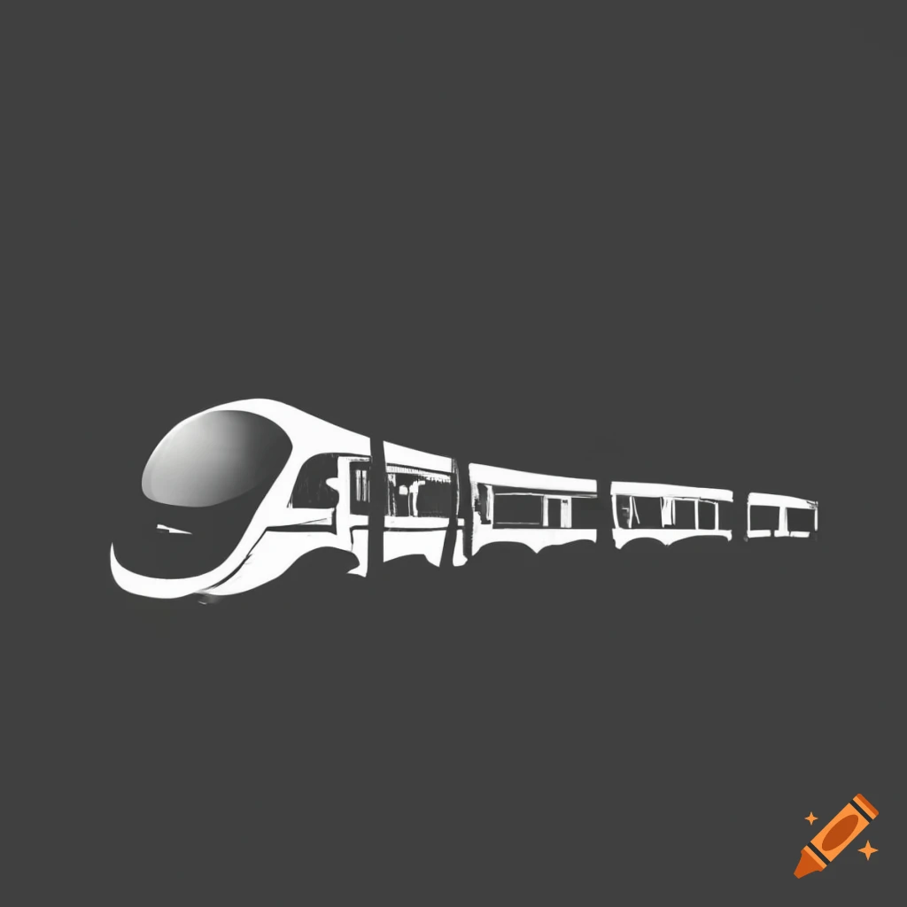Logo of eurodream railway depicting night trains on Craiyon