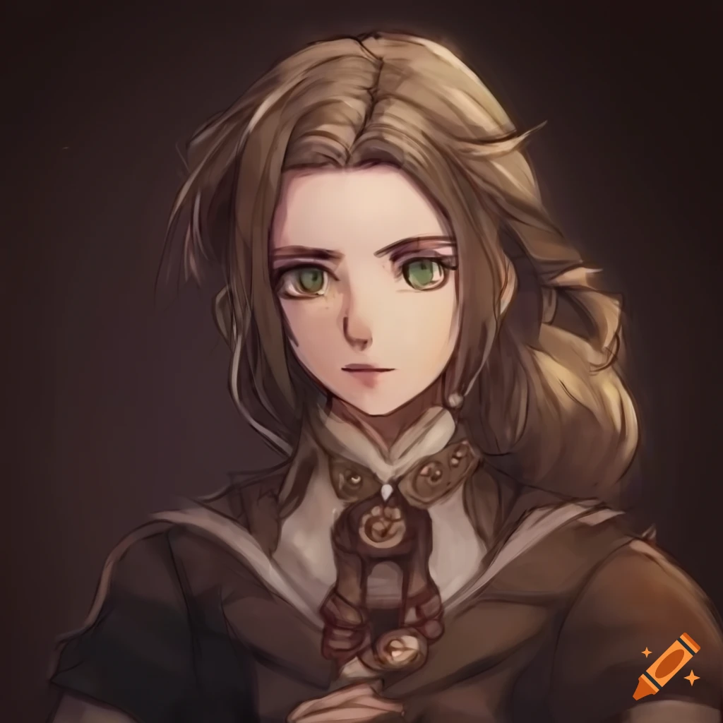 Sarisa character from octopath traveler on Craiyon