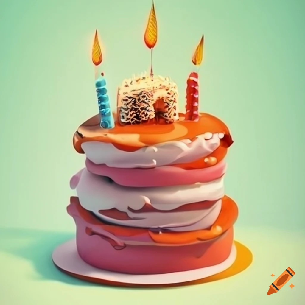 Birthday celebration concept on Craiyon