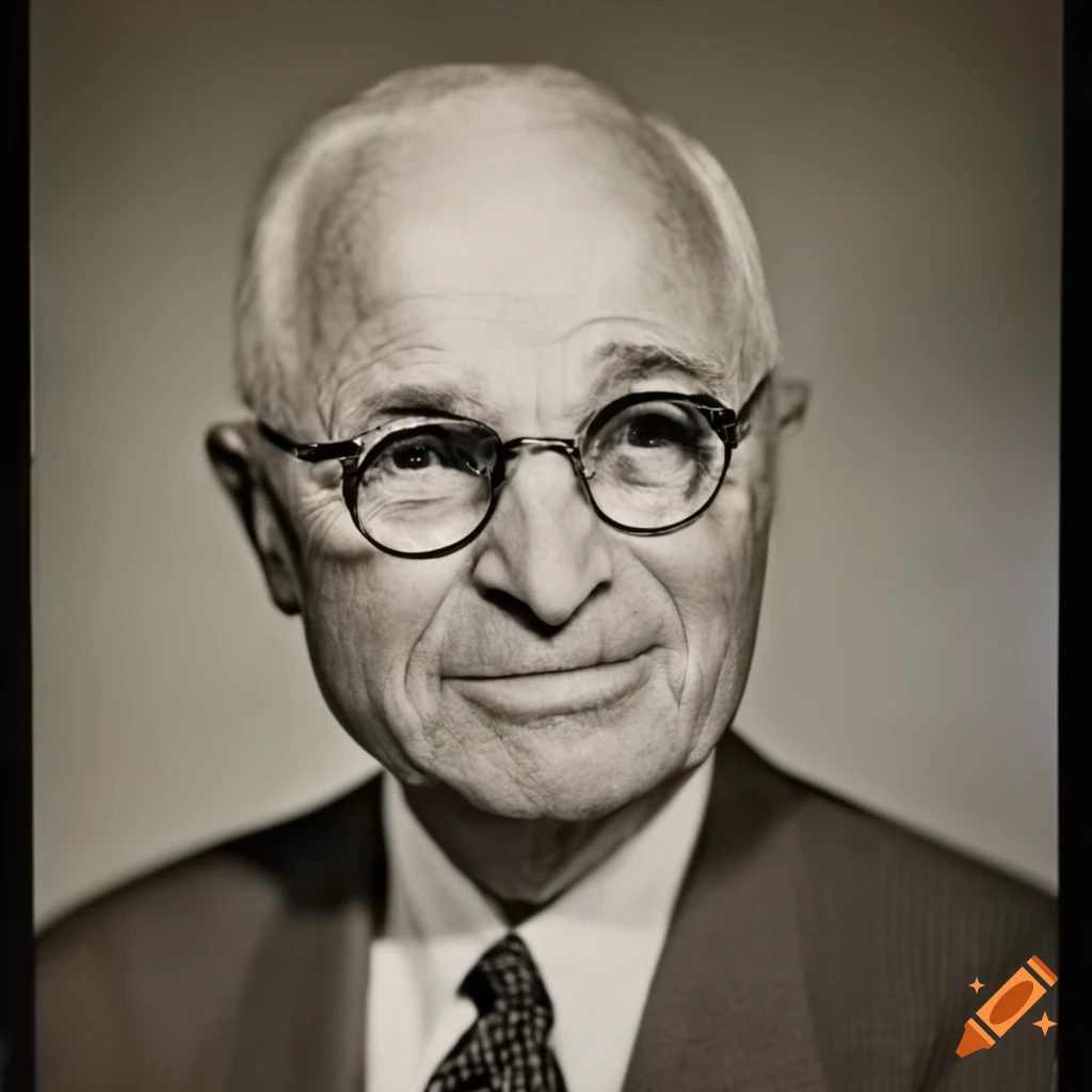 Senior citizen harry s. truman on Craiyon