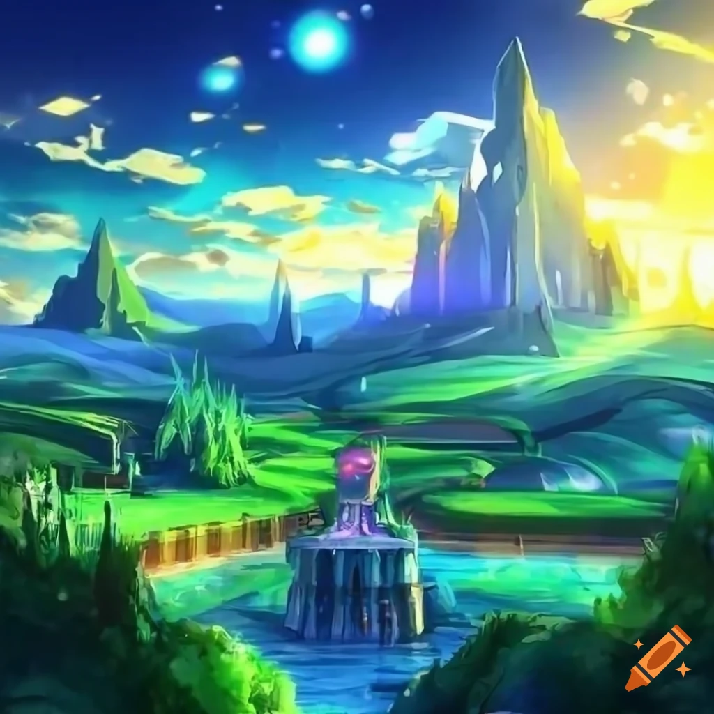 Anime world wallpaper backgrounds on Craiyon