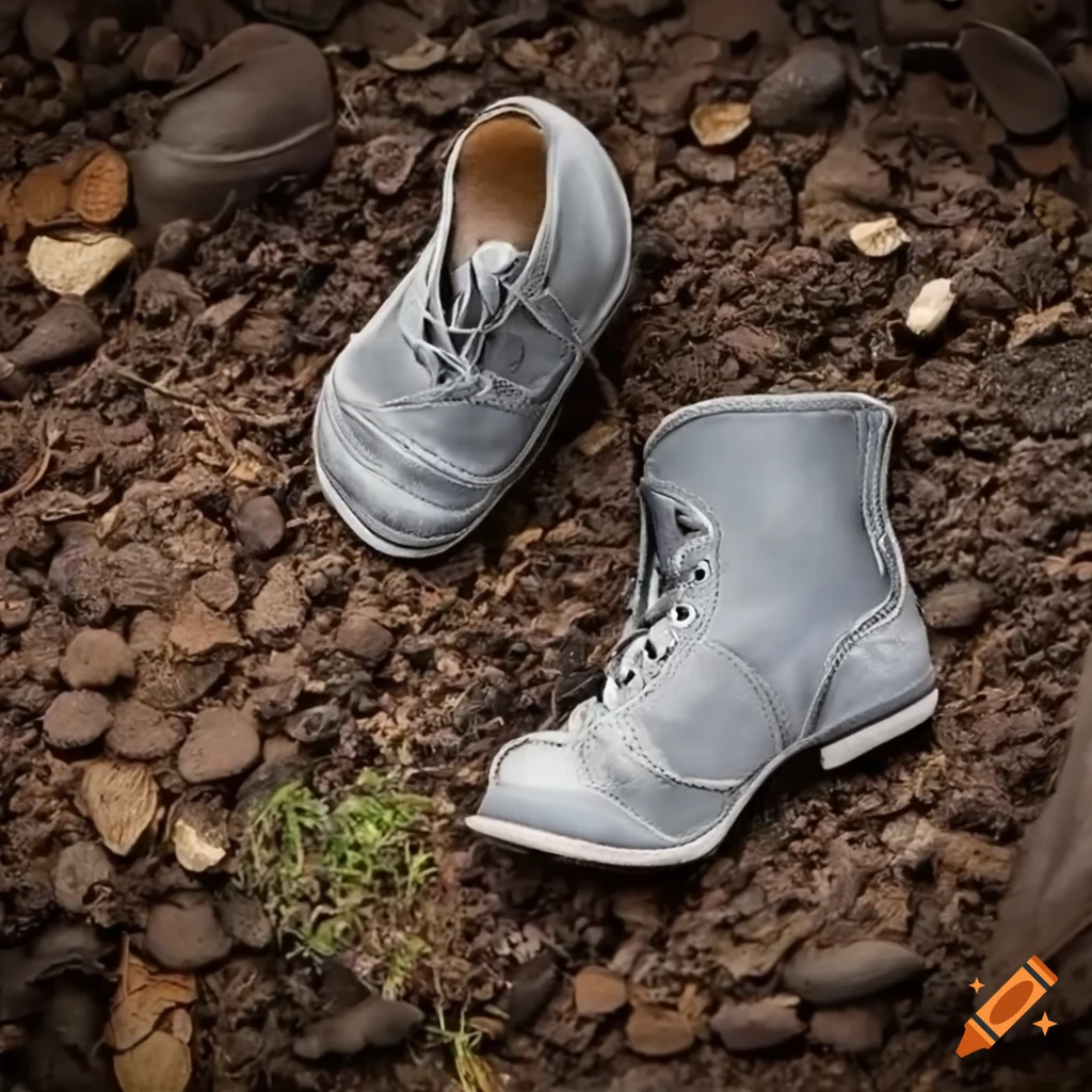 Shoes with planted seeds inside on Craiyon