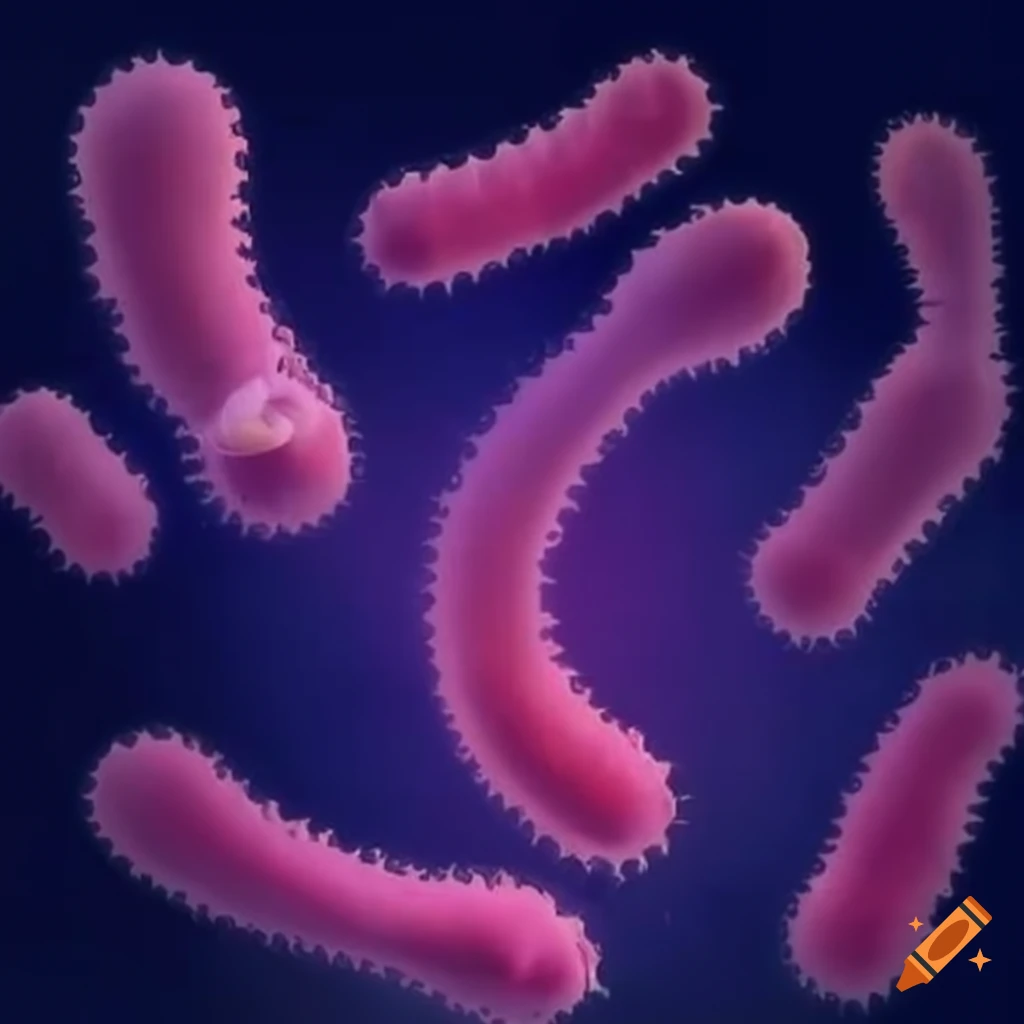 Representation of the germ theory of disease on Craiyon