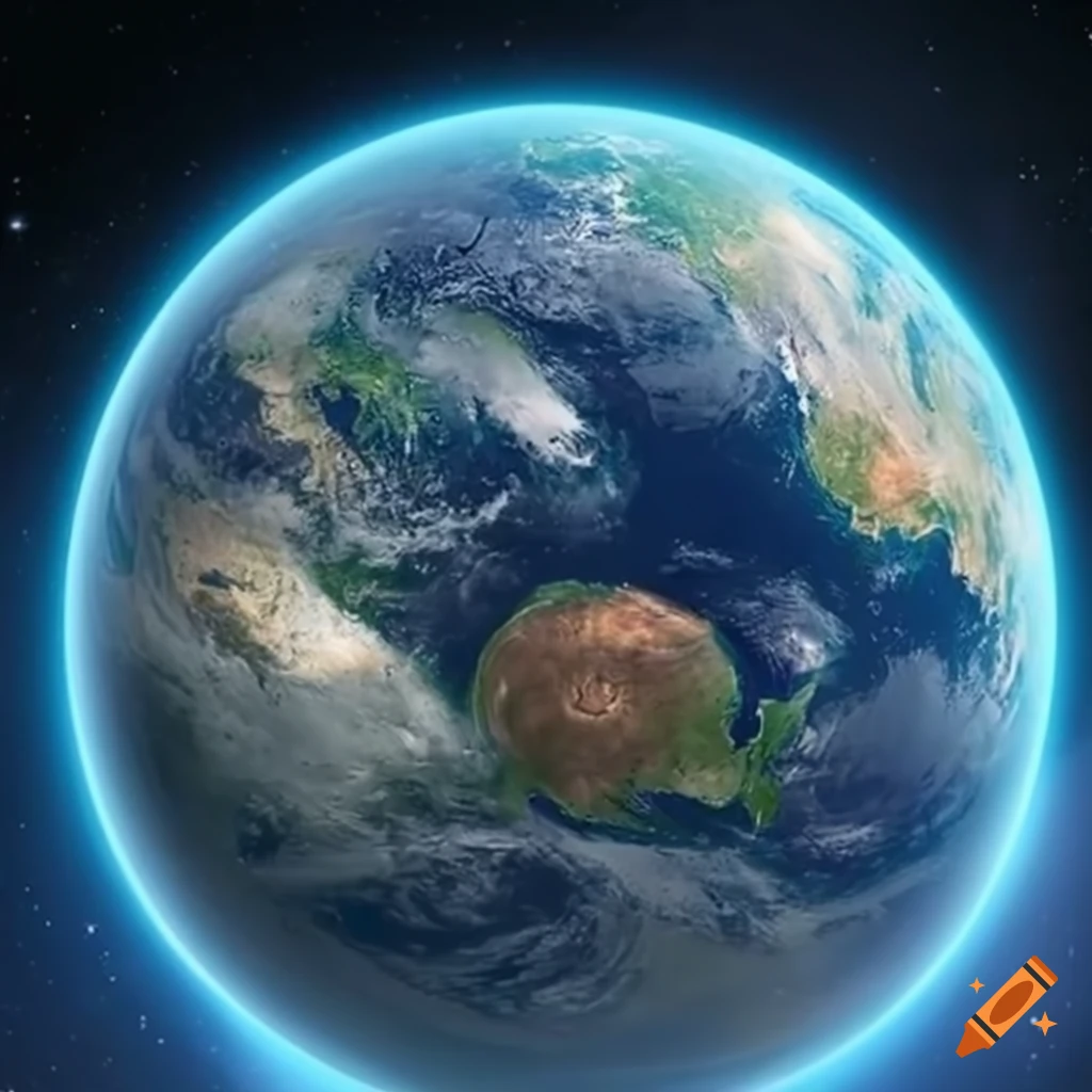 Alien on a planet with advanced civilization older than earth on Craiyon