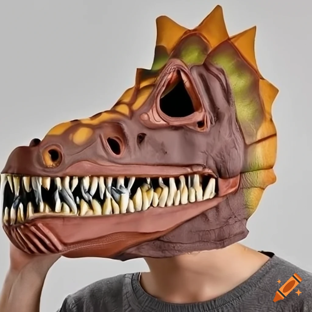Dino mask on Craiyon