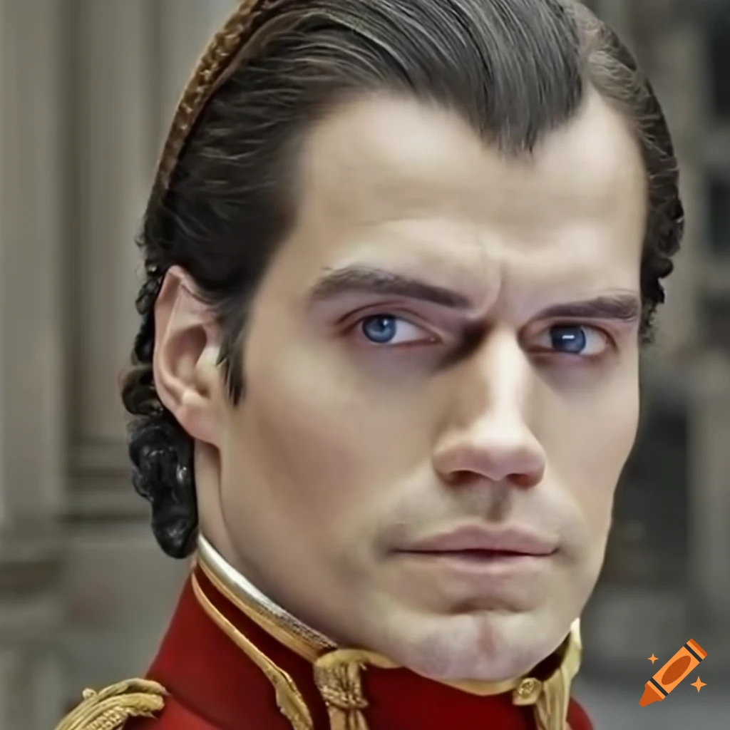 Actor Henry Cavill as Napoleon Solo in the movie Man From U.N.C.L.E on Craiyon