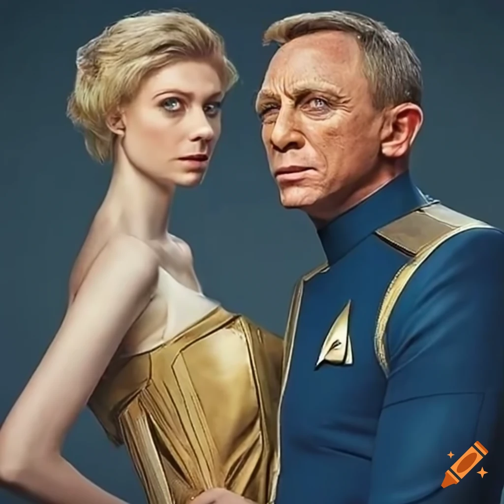 Daniel craig and elizabeth debicki as king and queen in star trek ...
