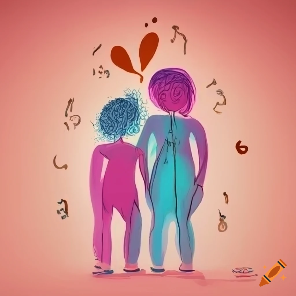 Illustration of Internal Family Systems therapy concepts with focus on ...