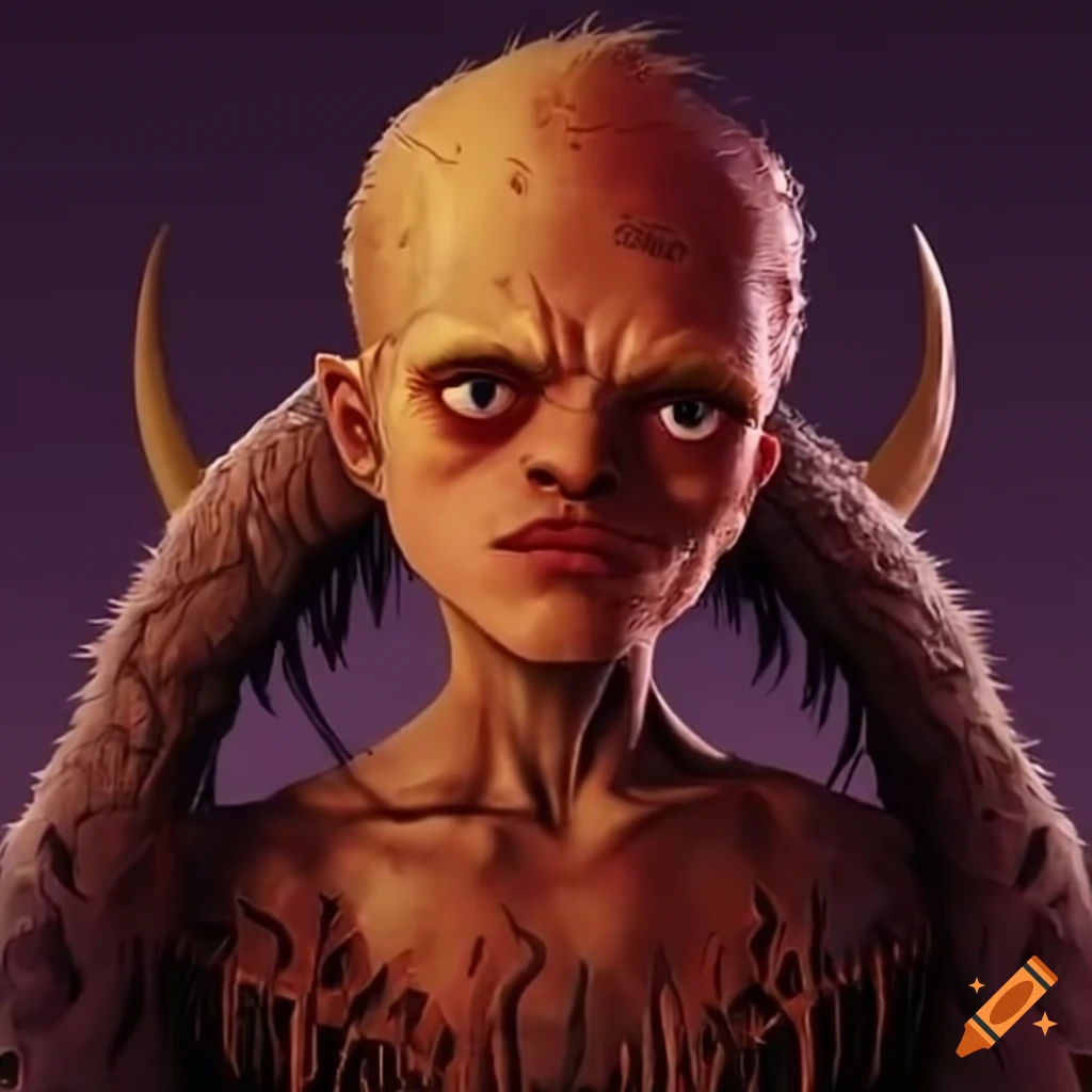 Monster creature on Craiyon