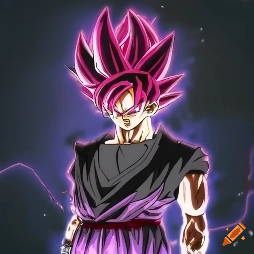 Goku Black in rose form wallpaper on Craiyon